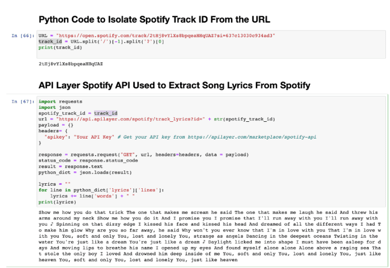 Analyze Spotify Tracks with APILayer APIs